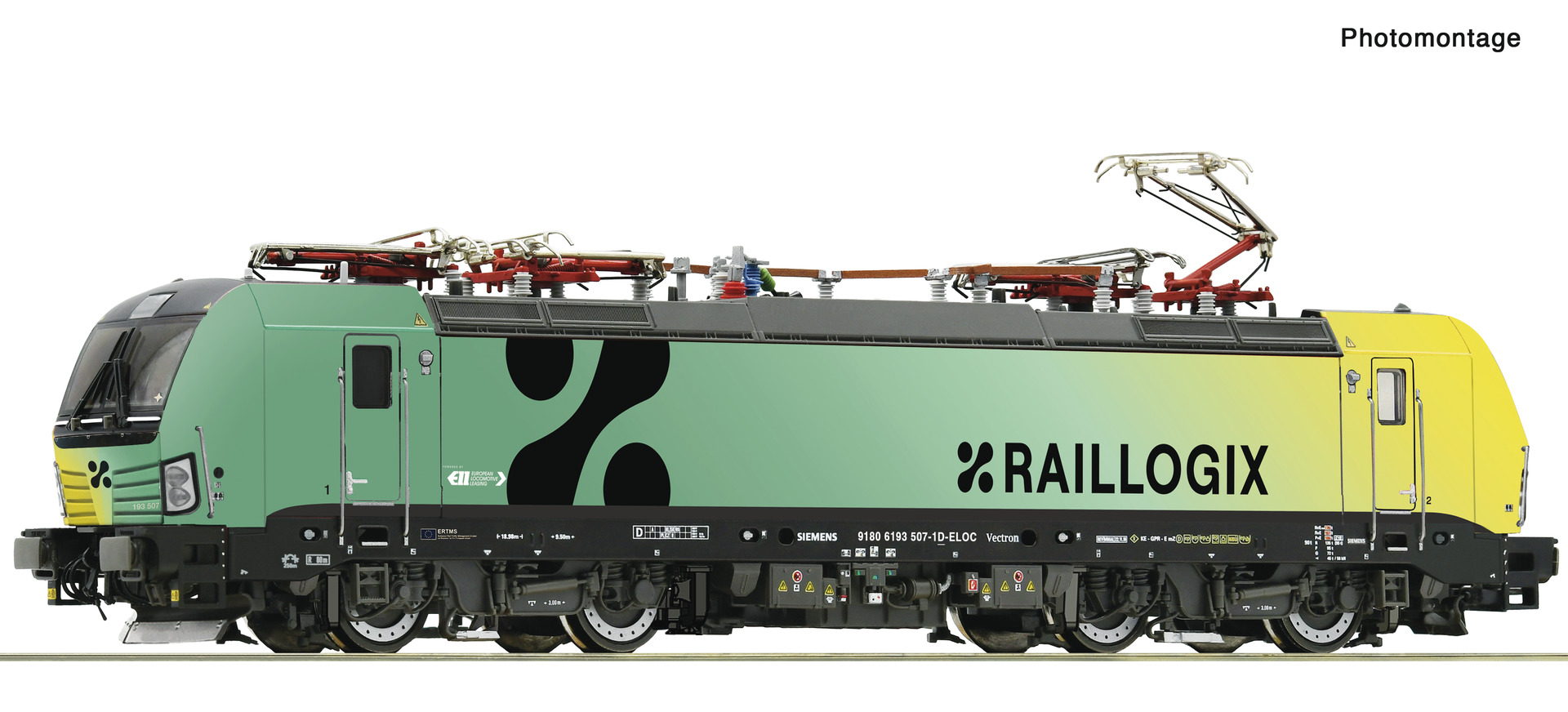ROCO 7500137 Raillogix BR193 507-1 Electric Locomotive VI ...