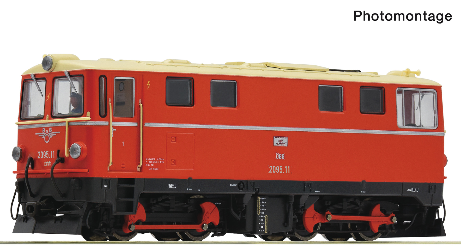 ROCO 7540005 OBB Rh2095.11 Diesel Locomotive IV - dcctrainautomation.co.uk