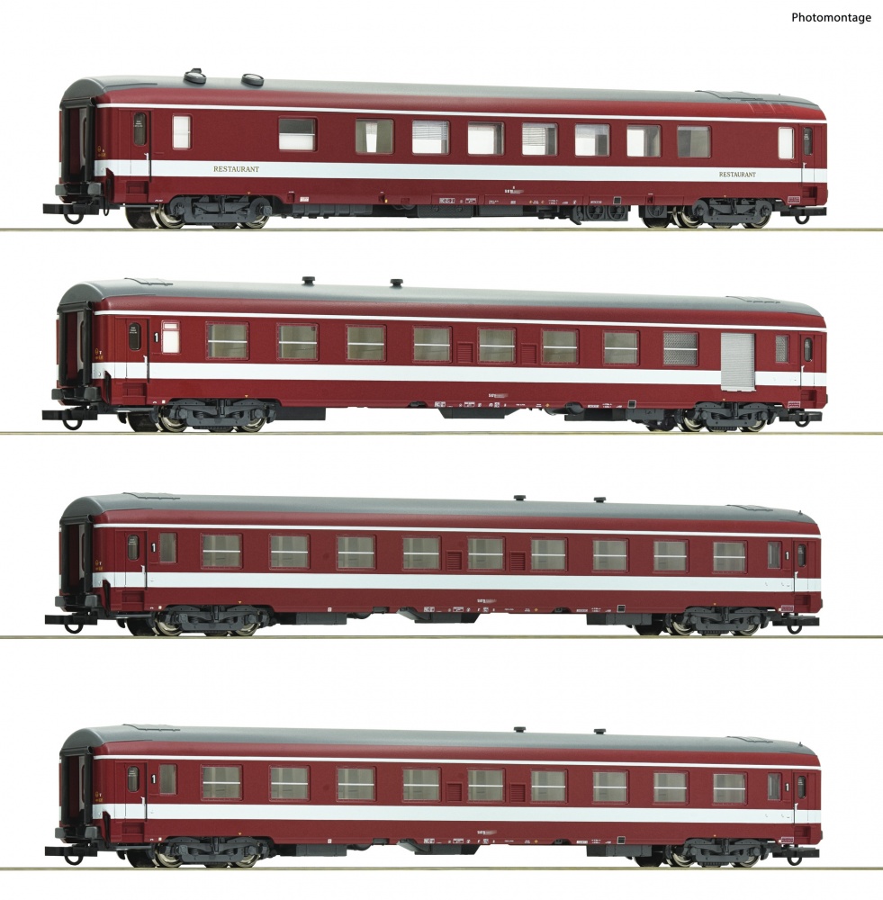 GAUGEMASTER ROCO 74110 SNCF La Capitole Coach Set (4) III ...