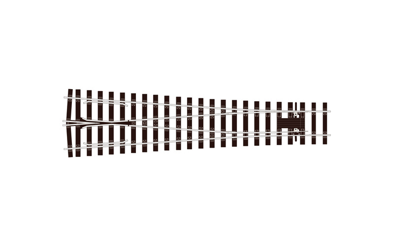 PECO SL-E797BH Bullhead Y Turnout (medium radius) - dcctrainautomation ...