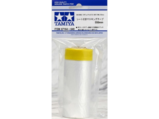 TAMIYA MASKING TAPE W/SHEET 550MM - dcctrainautomation.co.uk
