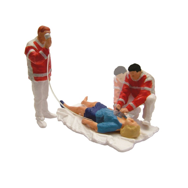 Viessmann 1540 Rescue Team on Duty - Moving HO - dcctrainautomation.co.uk