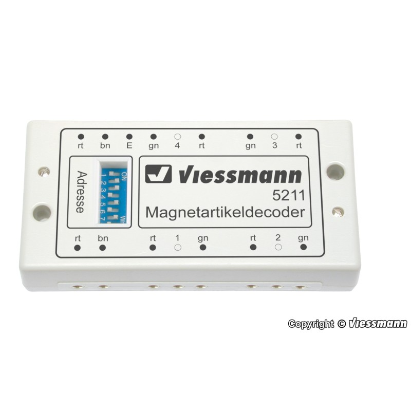 Viessmann 5211 Digital Decoder 8 Outputs - dcctrainautomation.co.uk