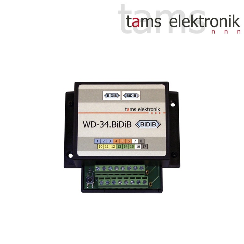 Tams Switch Decoder WD-34.BiDiB - dcctrainautomation.co.uk