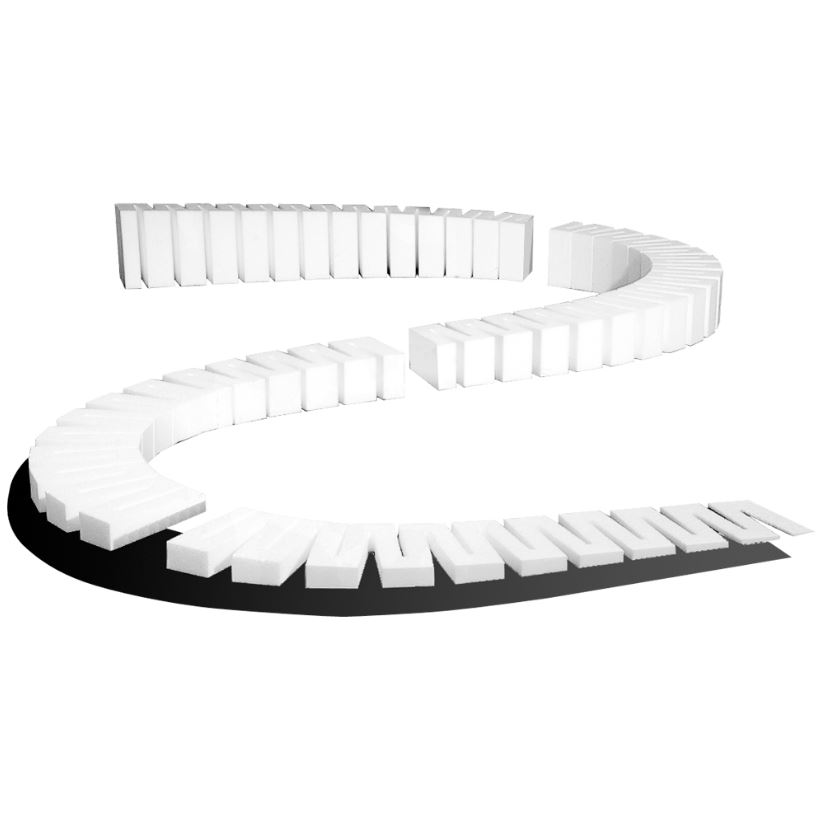 Woodland Scenics WST1411 4 percent x 2' Incline/Decline Set 0-4" in 8 ...