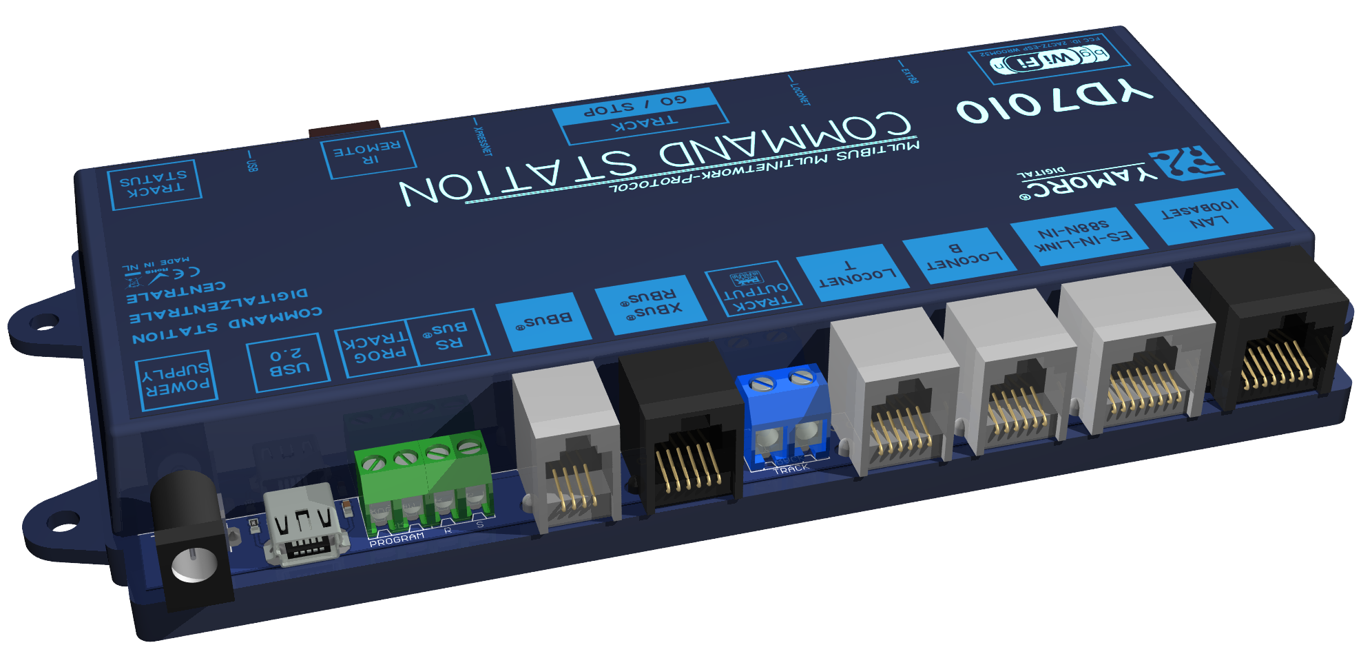 YaMoRC YD7010 DCC Command Station - dcctrainautomation.co.uk