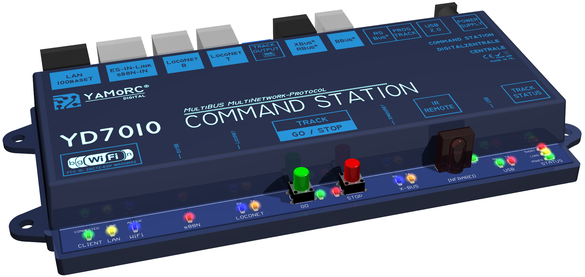 Yamorc Yd7010 Dcc Command Station Uk