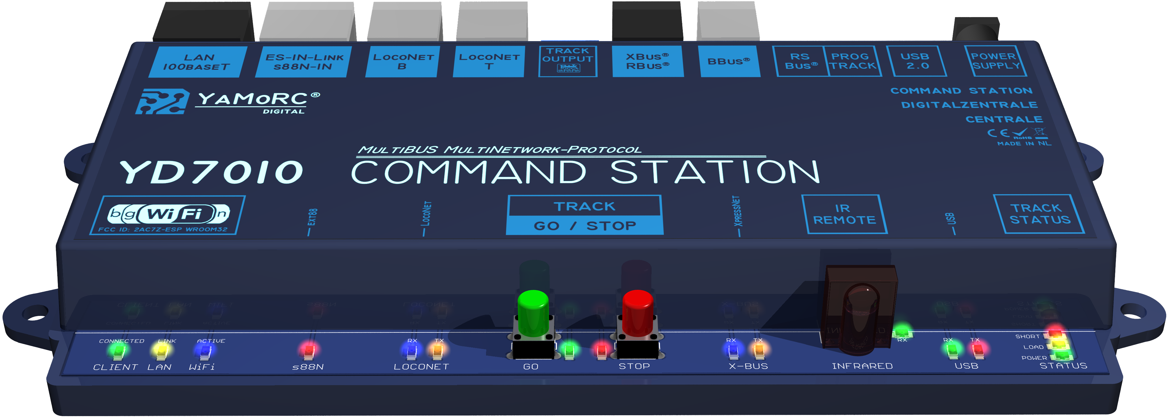 Yamorc Yd7010 Dcc Command Station Uk