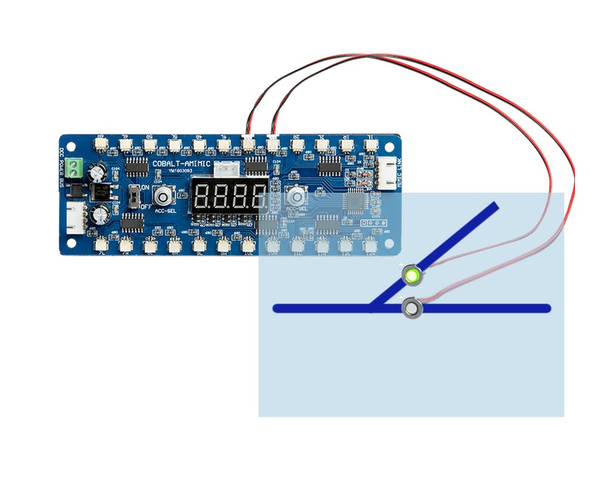 Alpha Mimic Panel Controller (with Red LEDs) - dcctrainautomation.co.uk