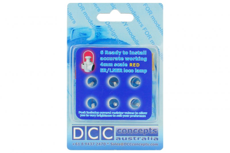 DCC Concepts DML-LNERR LNER/ER Working Loco Lamps Red ...