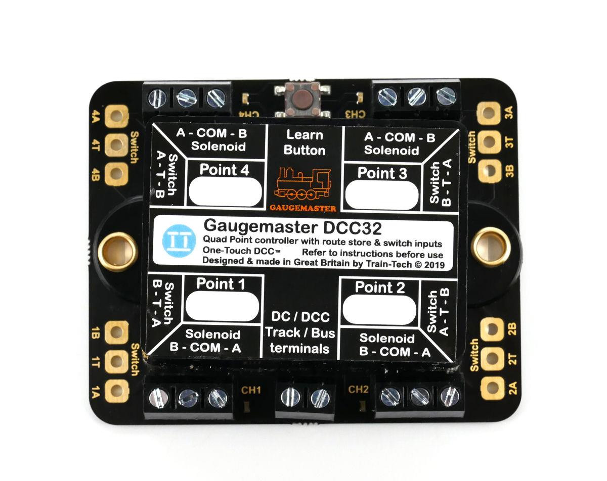 Gaugemaster DCC32 Point Motor Decoder w/CDU 4 Way (Twin Pack ...