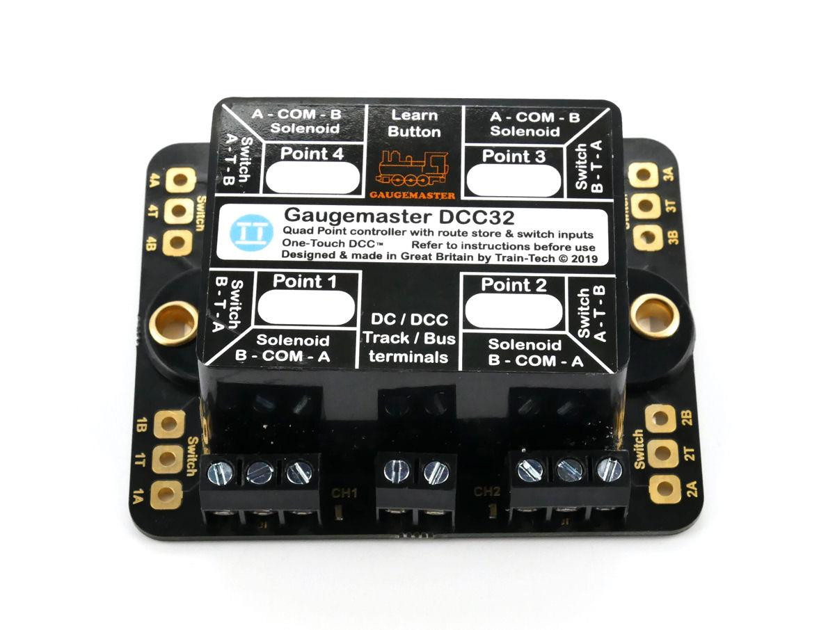 Gaugemaster DCC32 Point Motor Decoder w/CDU 4 Way (Twin Pack ...