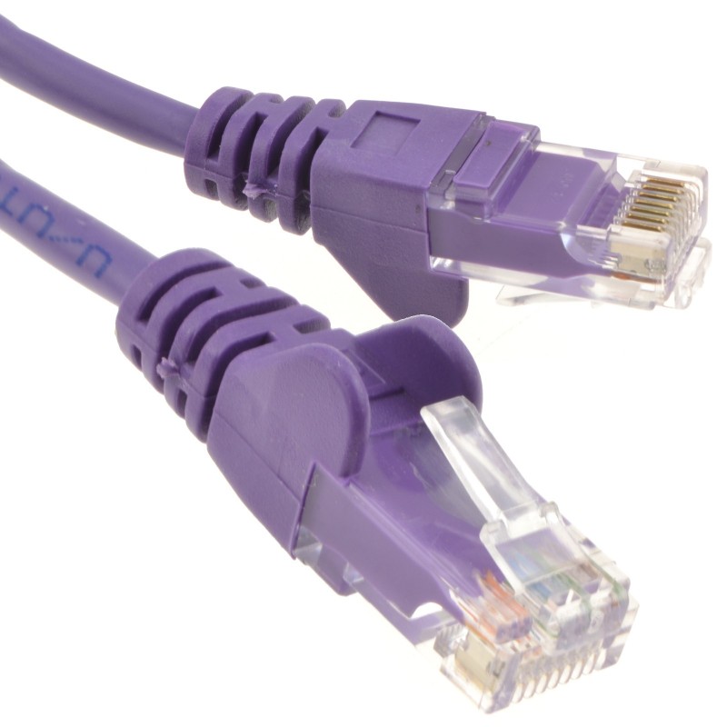 Violet patch cable 10m - dcctrainautomation.co.uk