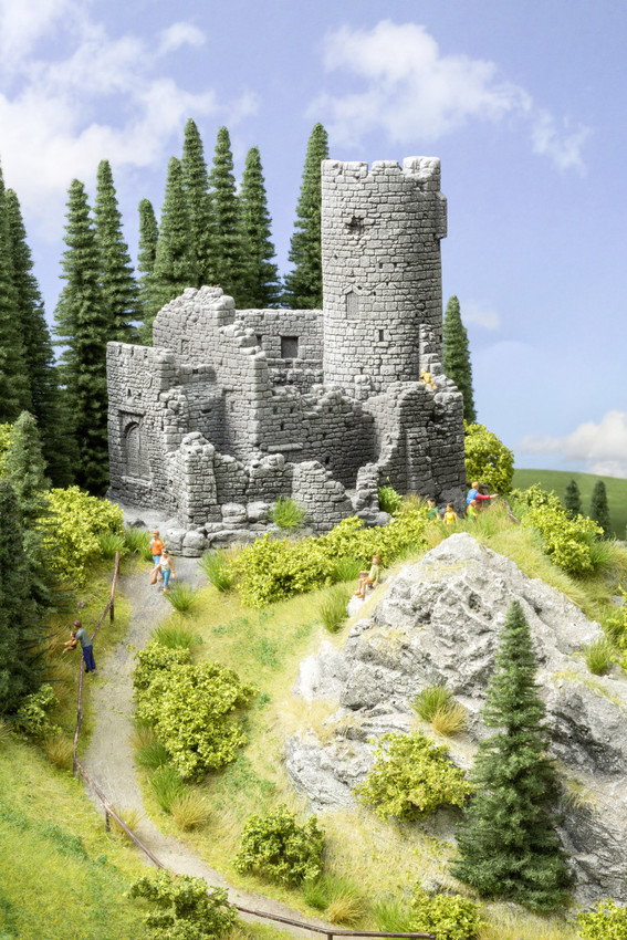 Noch 58605 Castle Ruin Hard Foam Building 20 x 16.3 x 16.5cm ...