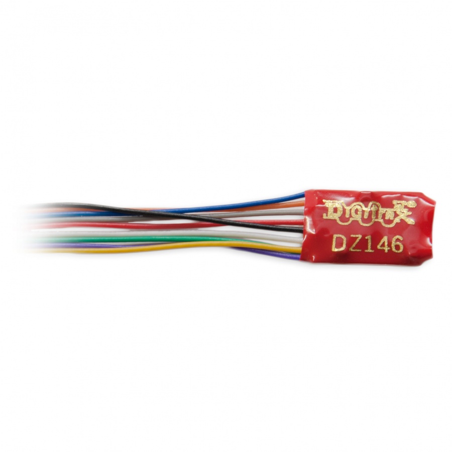 Digitrax DZ146 1 Amp Z / N / HO Scale Wired Mobile Decoder ...