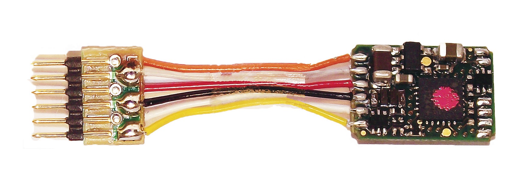 Fleischmann 685503 - DCC decoder with feedback features and 6-pin plug ...