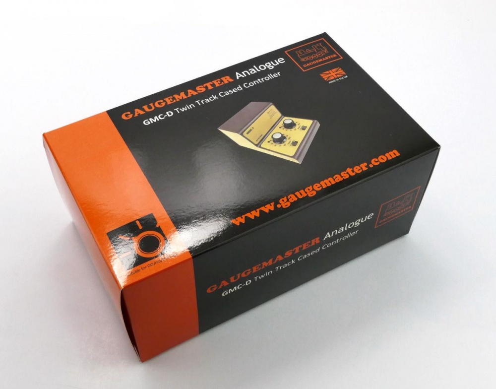 Gaugemaster Twin Track Cased Controller GMC-D - dcctrainautomation.co.uk