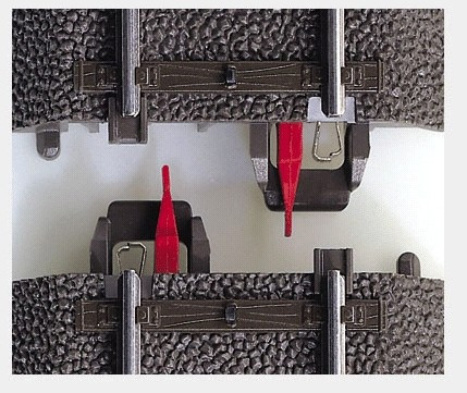 Marklin 74030 C Track Centre Rail Insulators (8) - dcctrainautomation.co.uk