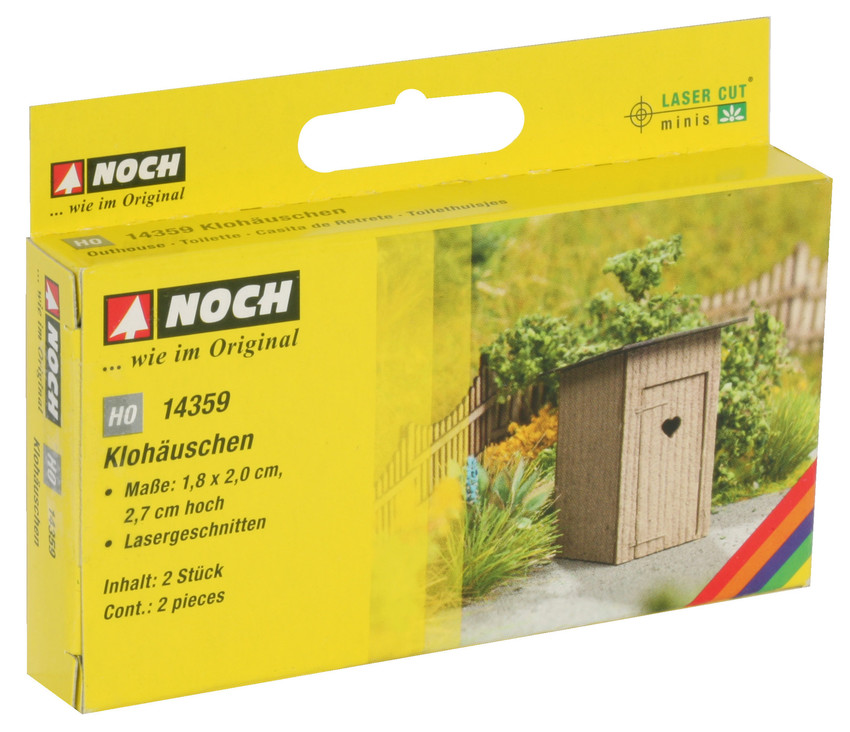 Noch 14359 Outhouses (2) - dcctrainautomation.co.uk