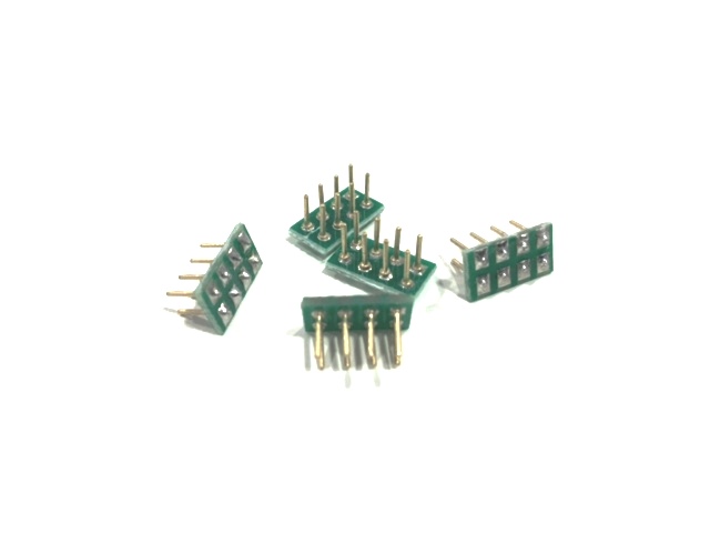 Pack of Eight pin plugs. - dcctrainautomation.co.uk