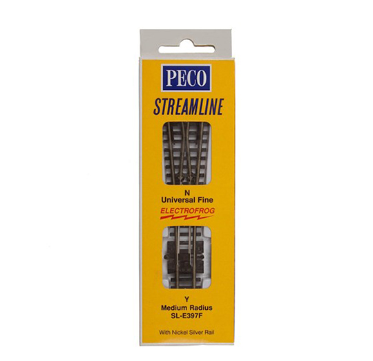 Peco Products SL-E397F Finescale Y Point. Electrofrog - dcctrainautomation.co.uk
