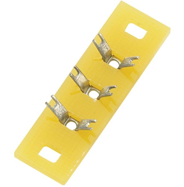 RVFM Terminal Strip 3 Poles Epoxy 30 x 9mm - dcctrainautomation.co.uk