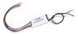 Soundtraxx 881102 Econami UK Steam 6fn 2A 16 Bit Sound Decoder - dcctrainautomation.co.uk