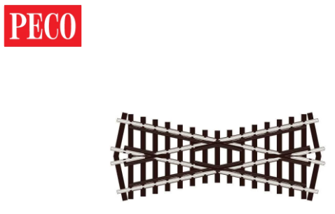 Peco SL-94 Code 100 Long Crossing Insulfrog - dcctrainautomation.co.uk